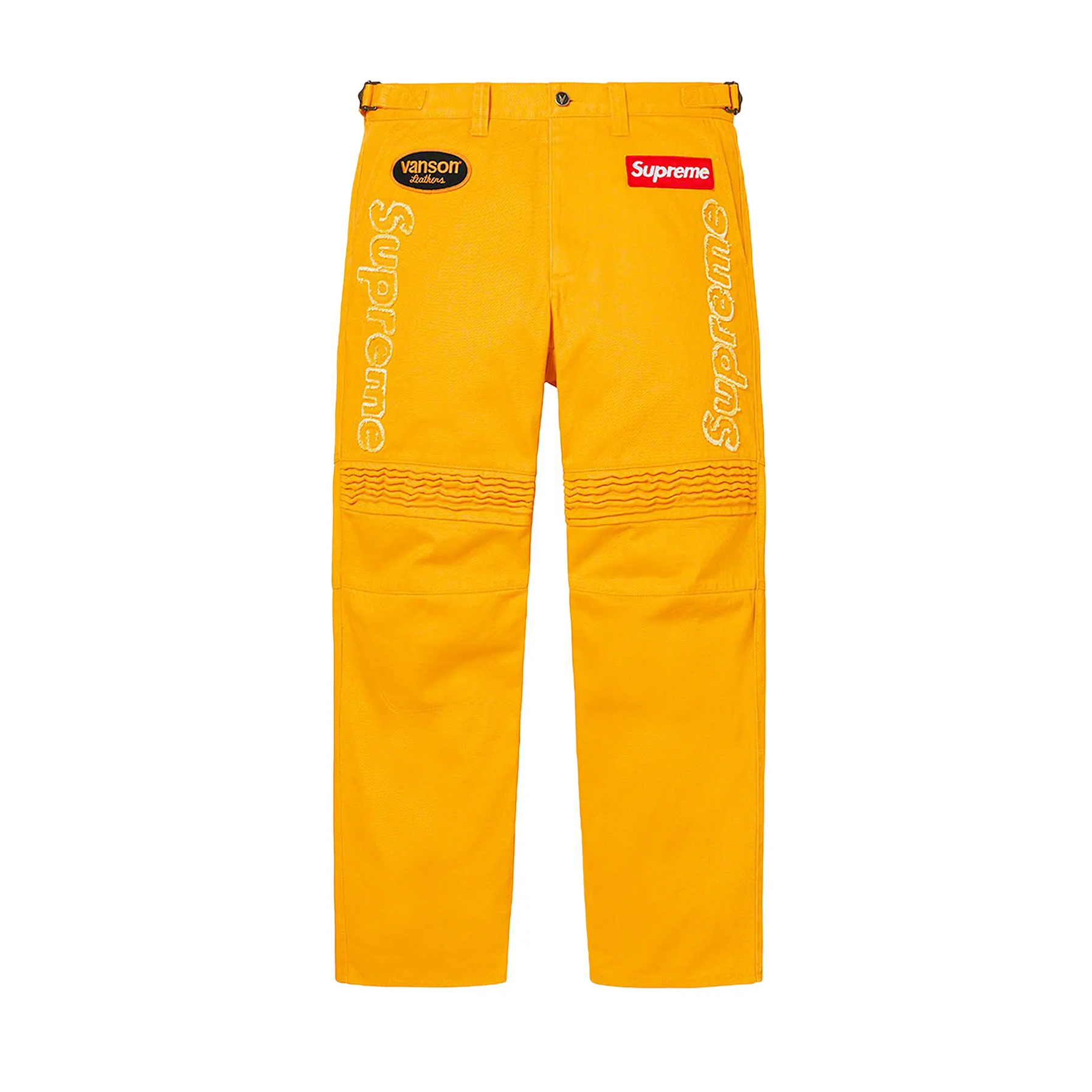 Supreme Vanson Leathers Cordura Denim Racing Pant Yellow [USED] - 38 ...