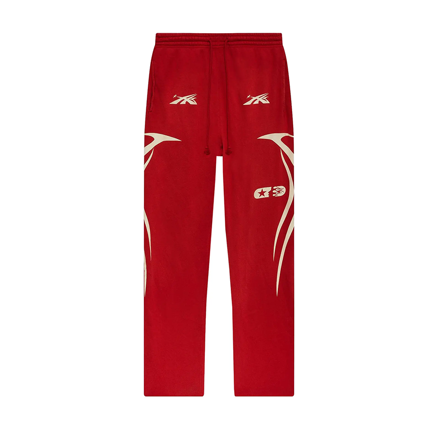 Hellstar Sports Double Hit Logo Sweatpant Red – DISTRICT ONE NY