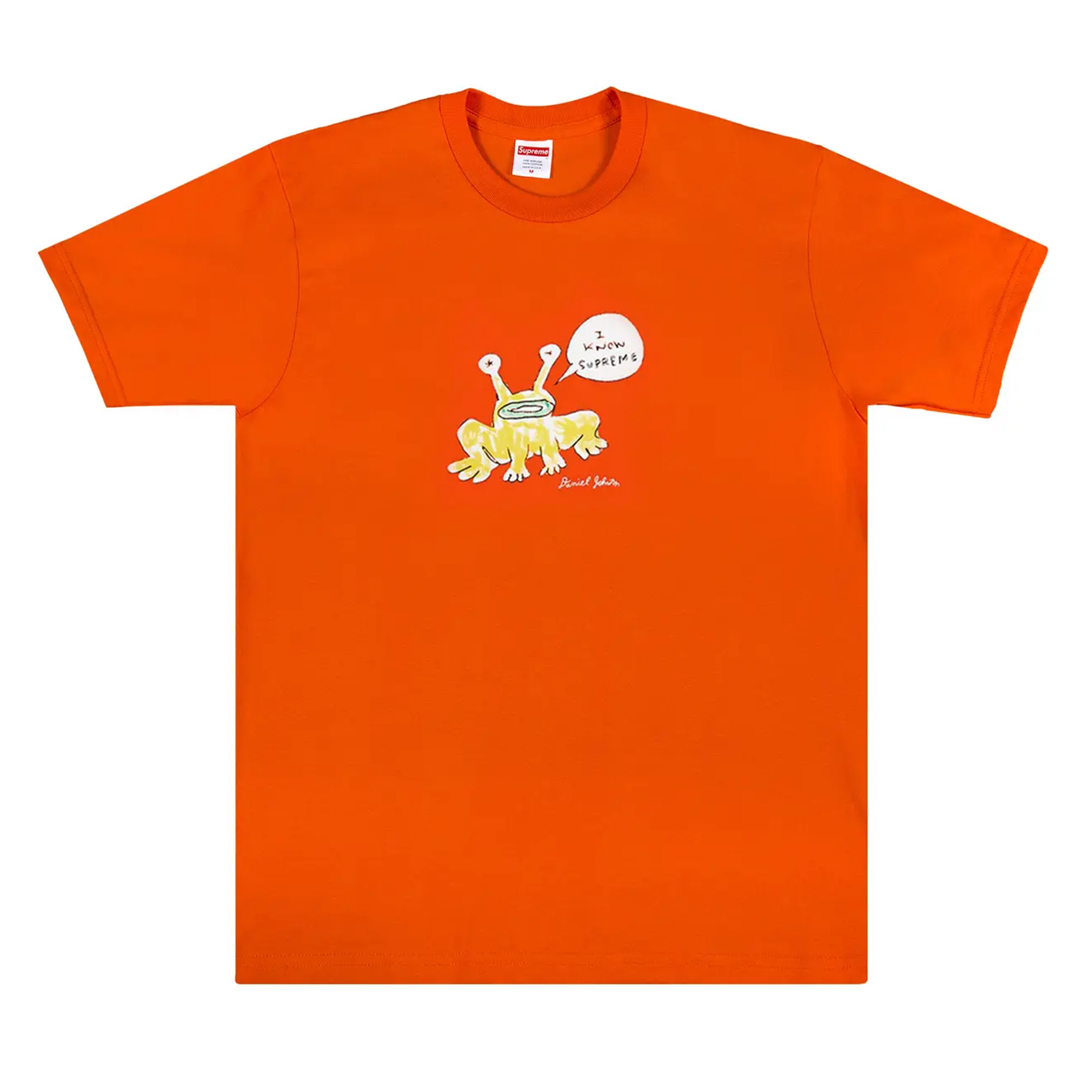 Supreme x Daniel Johnston Frog Tee 'Orange' [USED] - M (Used ...