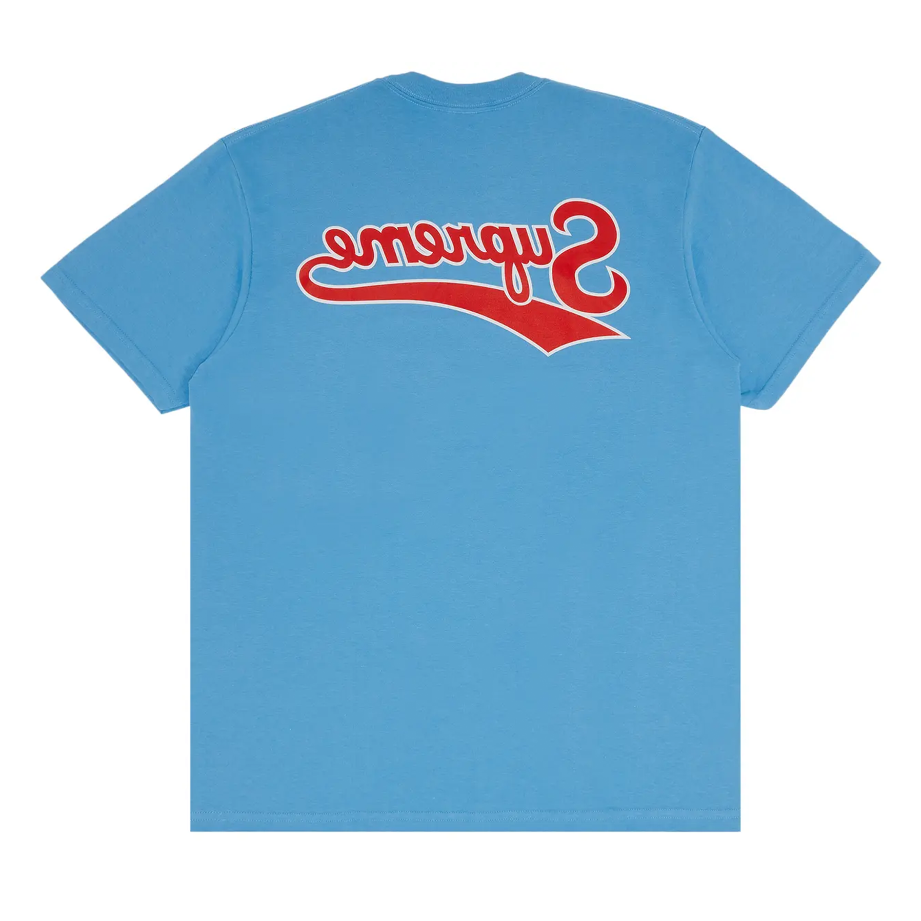 Supreme Backwards Tee 'Bright Blue' – DISTRICT ONE NY