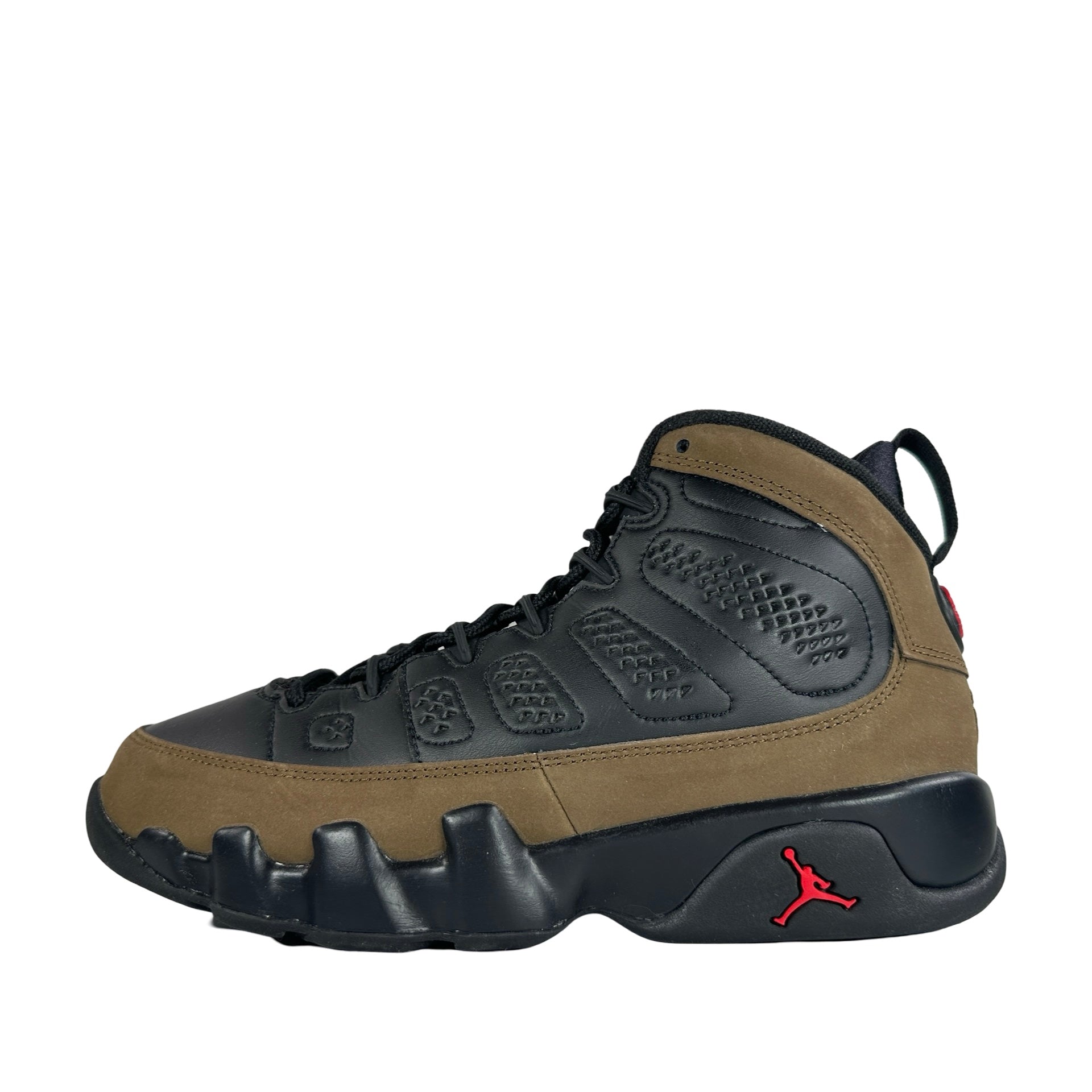 HV4574 030 Jordan 9 Retro Olive (2024) (GS) [USED] - 5.5 Y (Used) (No ...