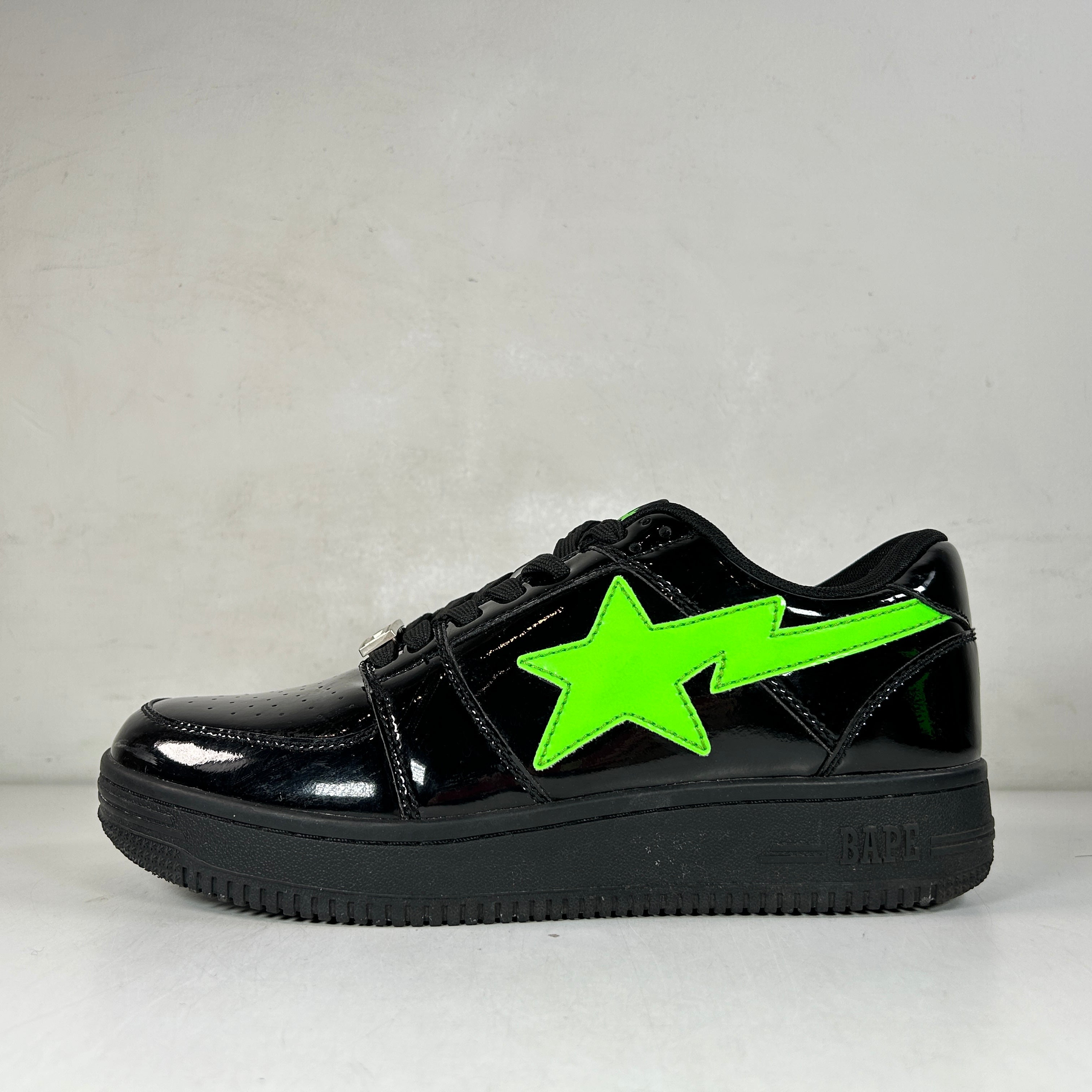 1G23191912 BLK A Bathing Ape Bape Sta Low Weeknd XO Black [USED] - 9 M ...