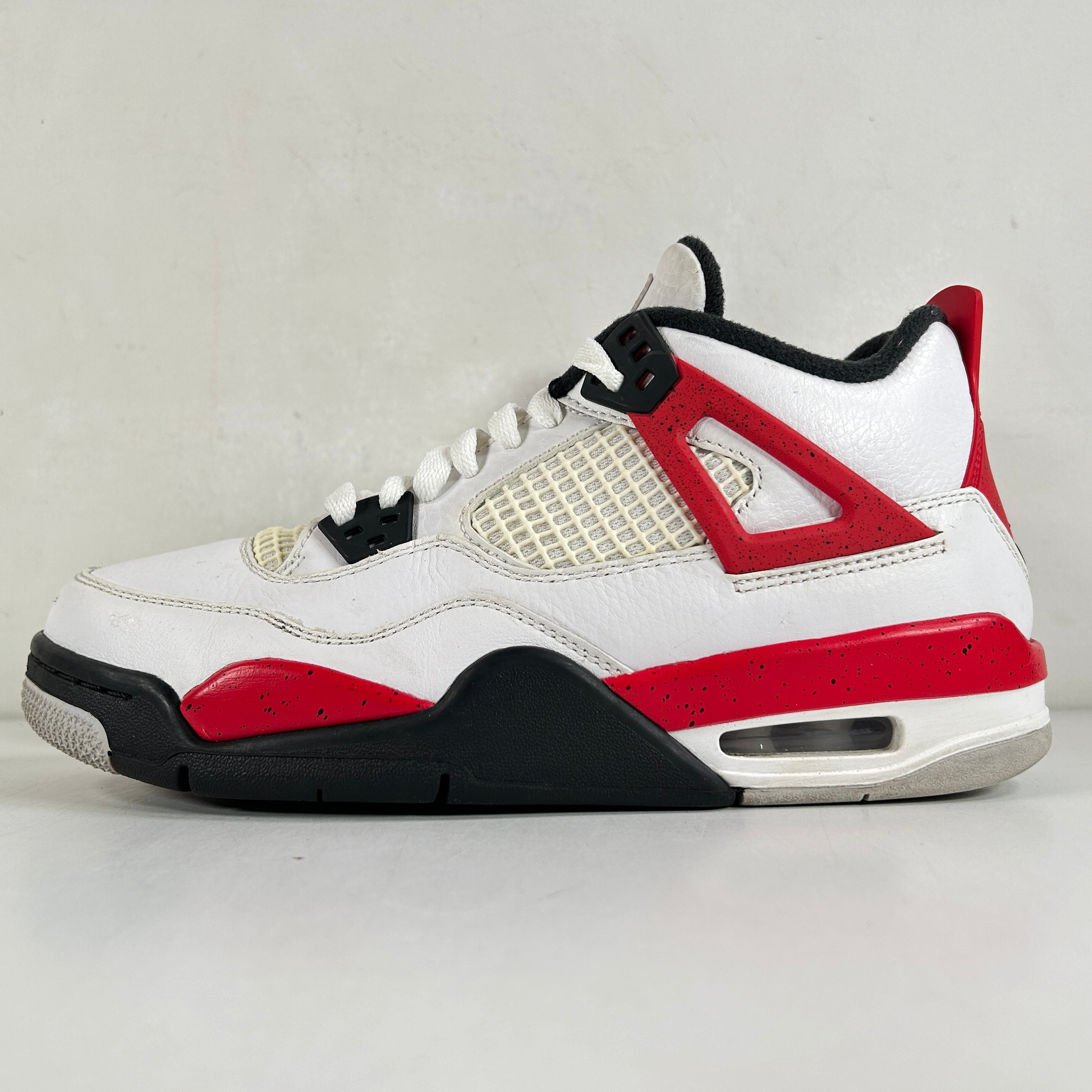 408452 161 Jordan 4 Retro Red Cement (GS) [USED] - 7 Y (Used) (No Box ...