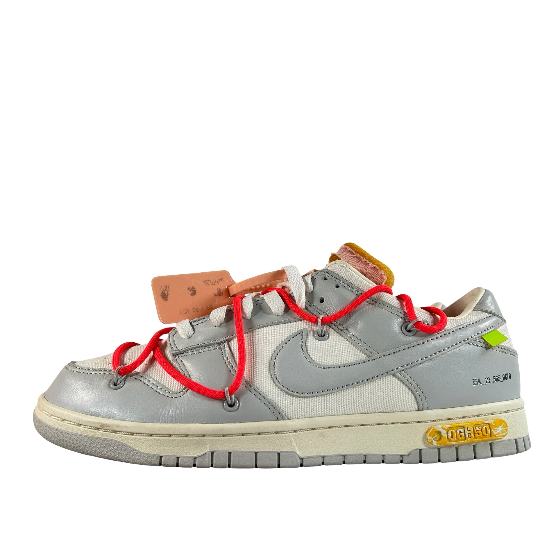 DM1602 110 Nike Dunk Low Off-White Lot 6 [CONDITIONAL - 10 M (Markings ...