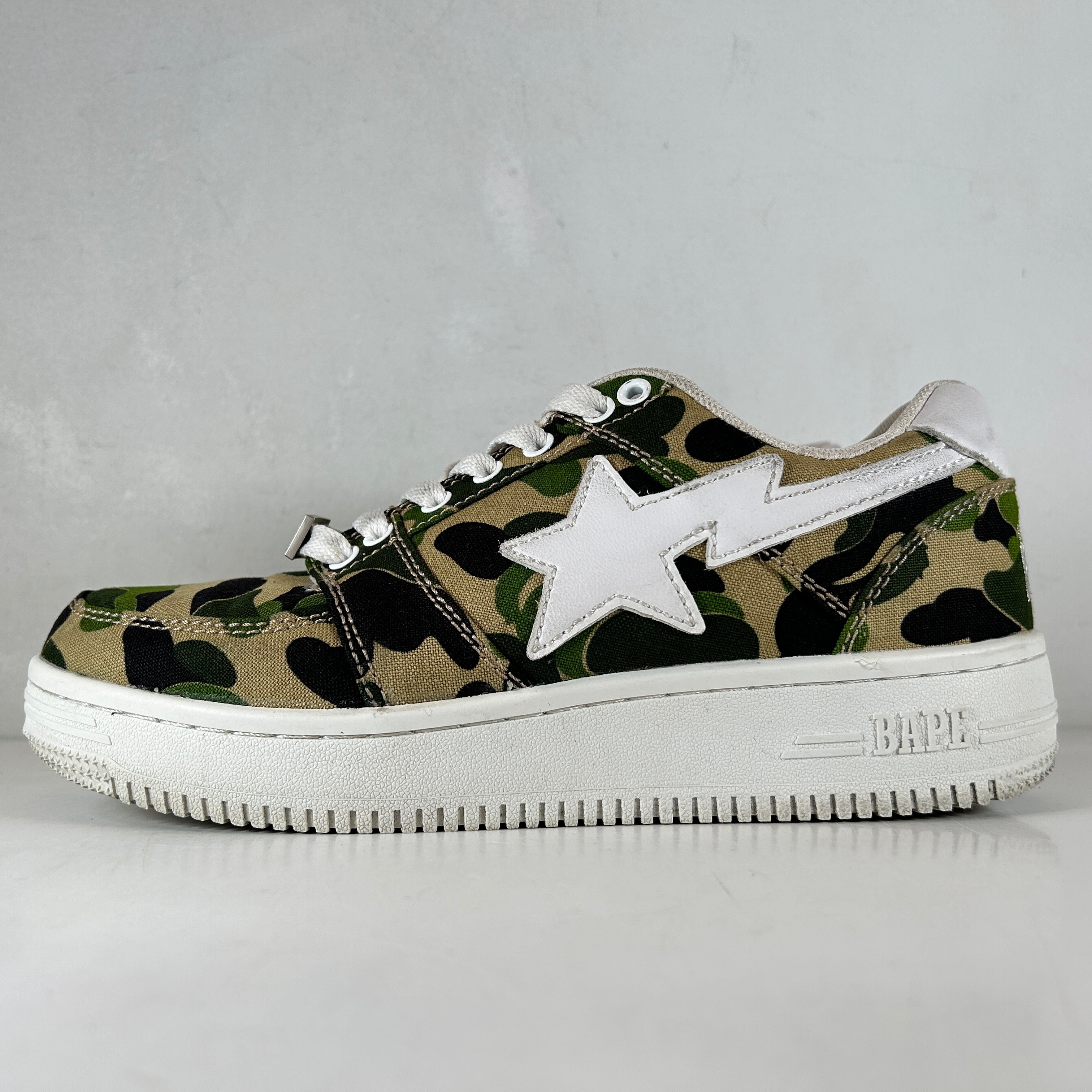 1C70191020 A Bathing Ape Bape Sta Low ABC Camo 20th Anniversary Green ...
