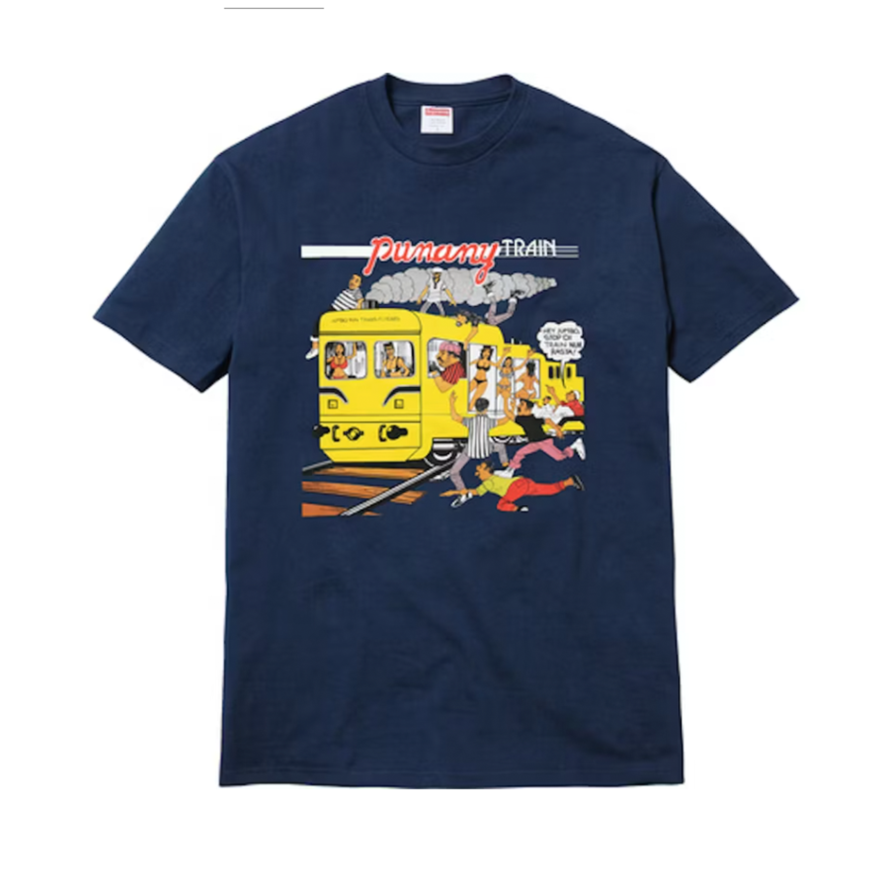 Supreme Wilfred Limonius Punany Train Tee Navy [USED] - M (Used ...