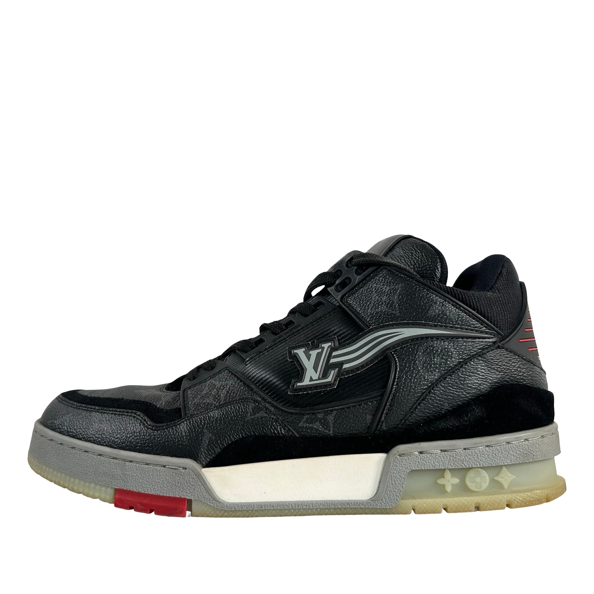 1A8AA7 / 1A8AA6 Louis Vuitton Trainer Eclipse [USED] - LV 8 (US 9.5 ...