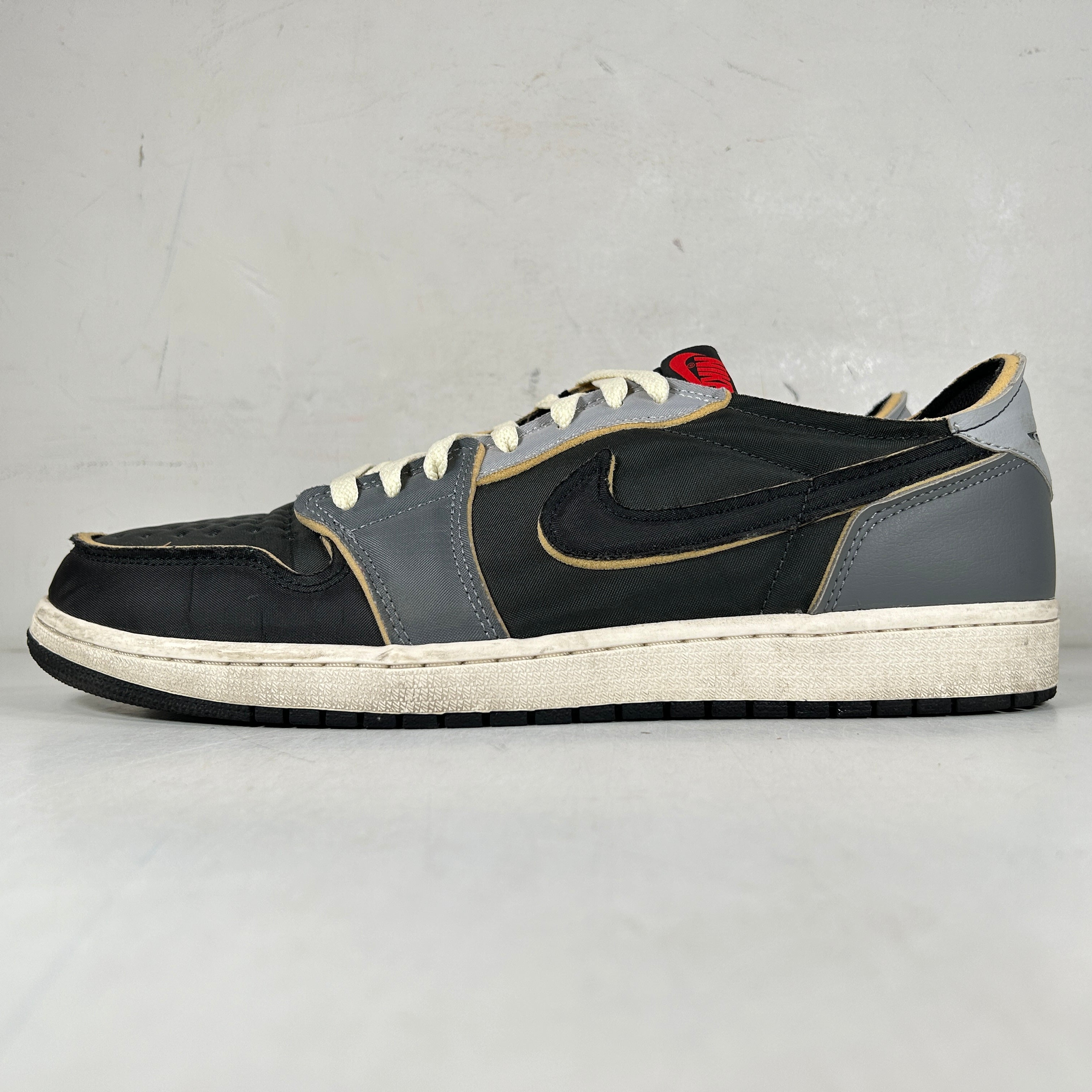 DV0982 006 Jordan 1 Low OG EX Black Smoke Grey [USED] - 14 M (Used) (N ...