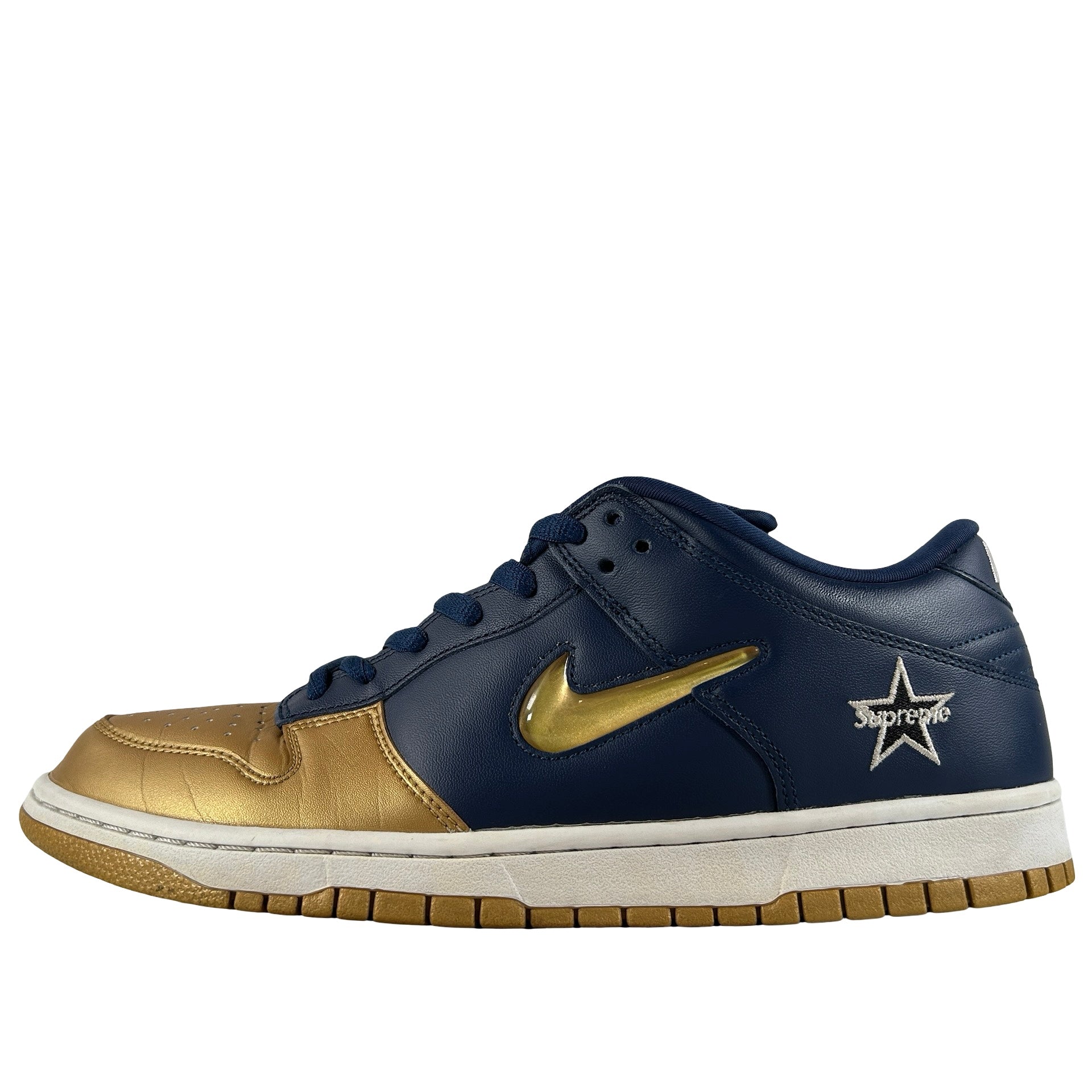 CK3480 700 Nike SB Dunk Low Supreme Jewel Swoosh Gold [USED] - 11.5 M ...