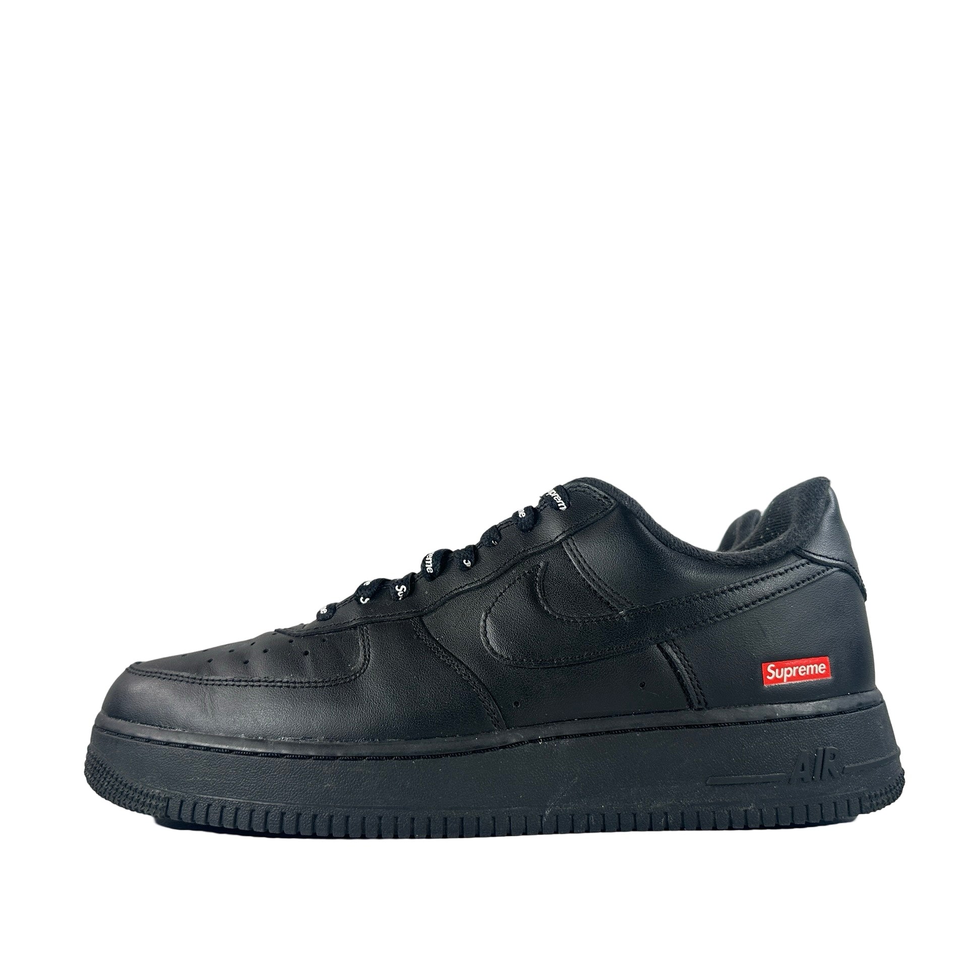 CU9225 001 Air Force 1 Low Supreme Black [USED] - 11 M (Used) (Replace ...