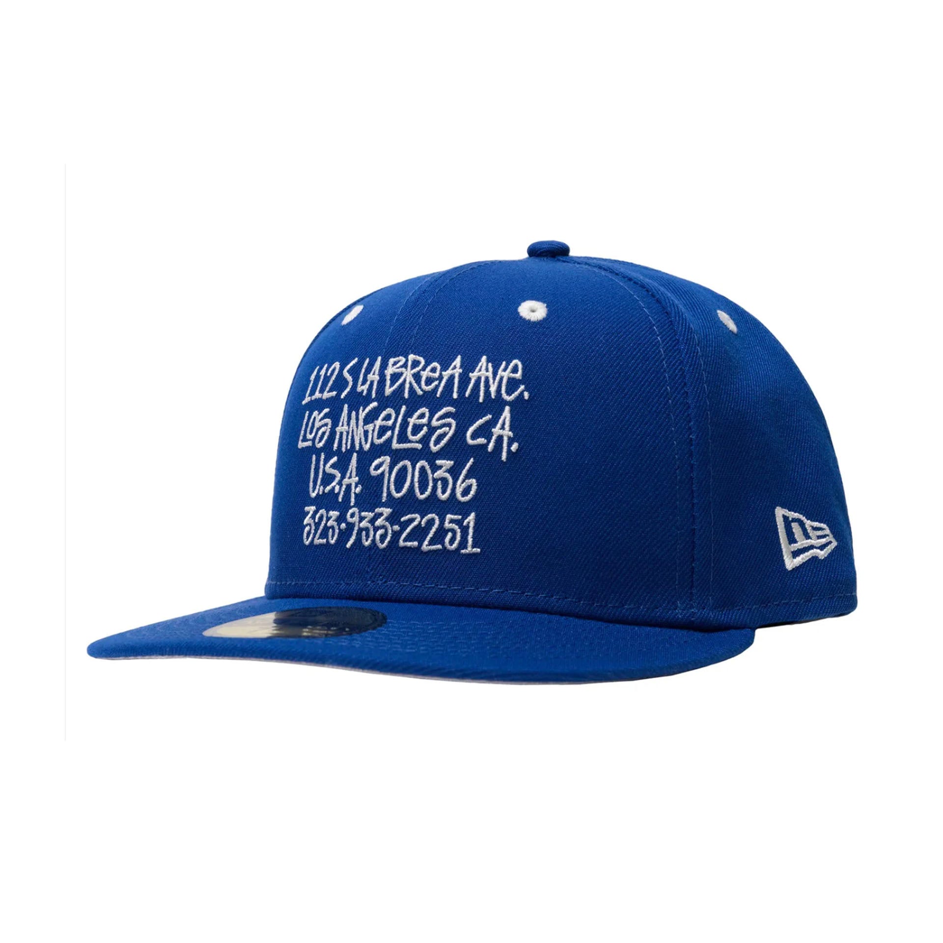 Stussy x New Era L.A. Chapter Store Blue Fitted New Era Cap – DISTRICT ...