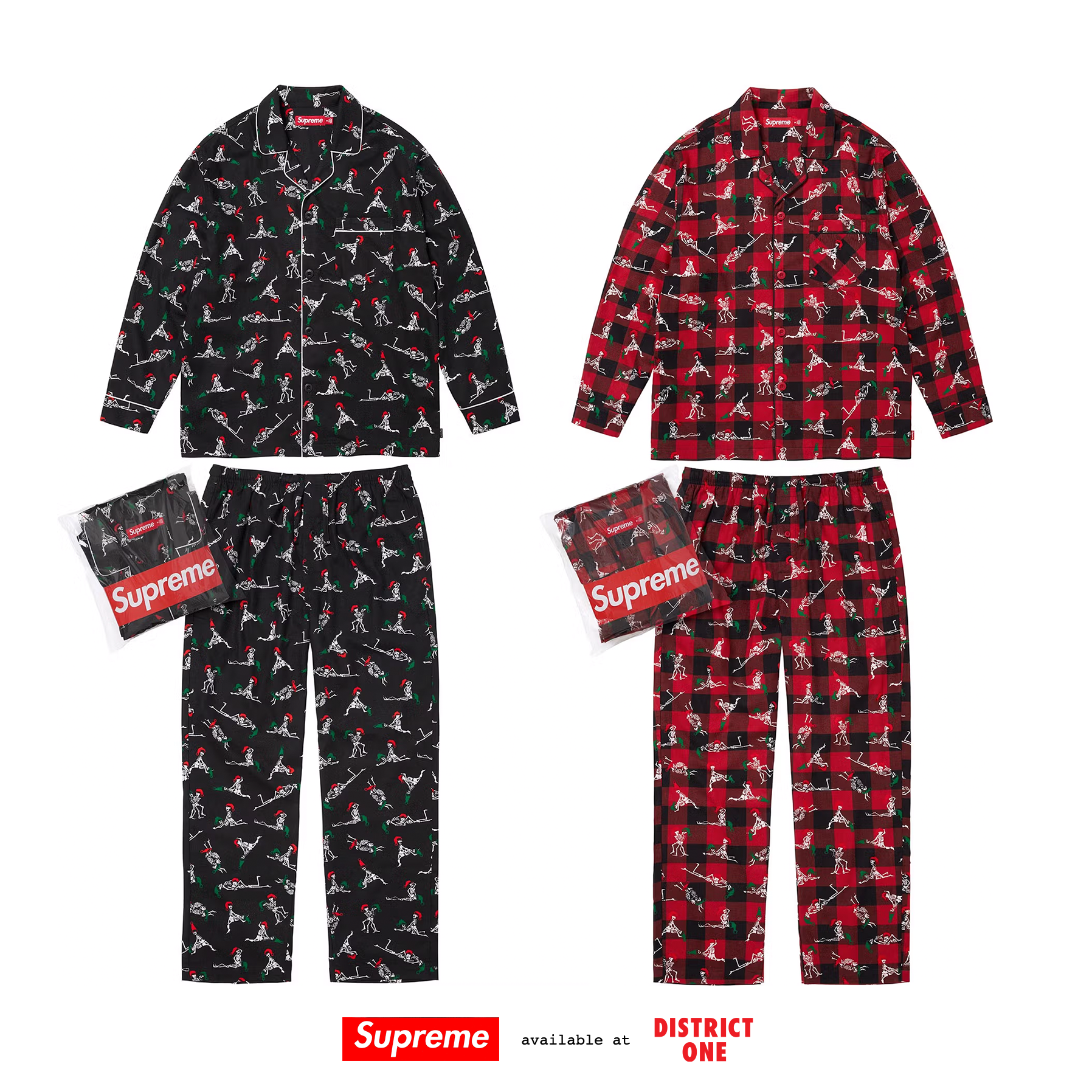 Supreme Holiday Pajama Set (FW25) – DISTRICT ONE NY
