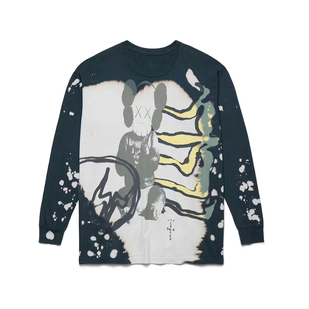 Travis Scott Cactus Jack Kaws For Fragment L/S Tee Multi Grey ...