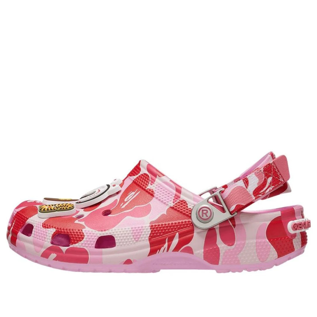 209627 612 Crocs Classic Clog A Bathing Ape ABC Camo Pink – DISTRICT ONE NY